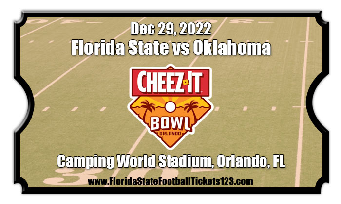 Florida State Seminoles Vs Oklahoma Sooners Tickets Cheez It Bowl